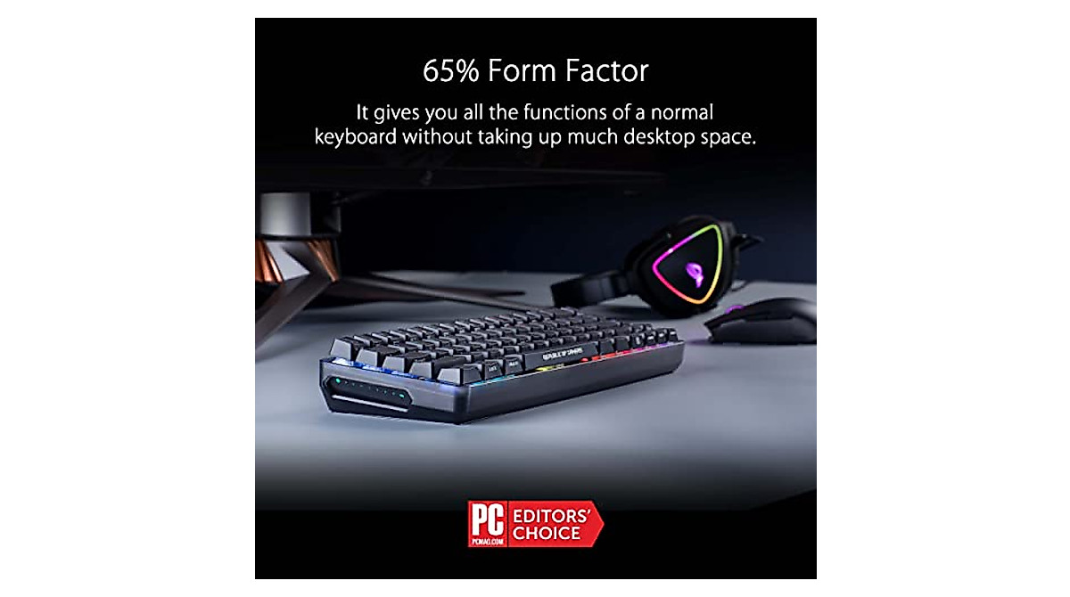ASUS ROG Falchion Wireless Gaming Keyboard - Compact & Customizable