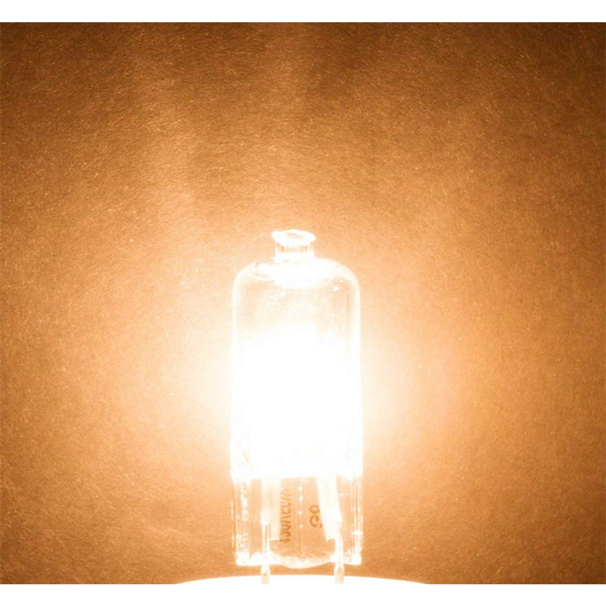 50W Halogen Light Bulbs G8 G8 50Watt 120V Halogen Light Bulbs T4 JCD Type 120V Bi-Pin Base G8 Halogen Lamp for Accent Under Cabinet Puck Landscape Lighting,Clear Lens,Warm White 2700K,10 Pack