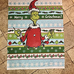 Kaufman Fabrics Robert How The Grinch Stole Christmas ADE 20274 223 Grinch 24inch Panel, 44 Inches