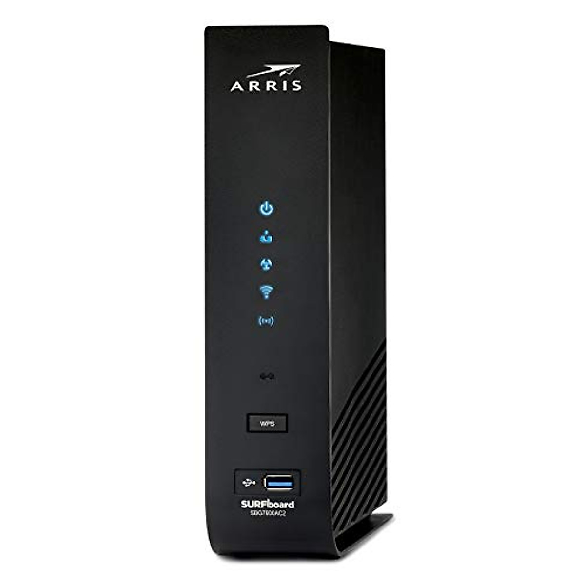 ARRIS SURFboard SBG7600AC2 DOCSIS 3.0 Cable Modem & AC2350 Wi-Fi Router | Approved for Comcast Xfinity, Cox, Charter Spectrum & more | Four 1 Gbps Ports | 800 Mbps Max Internet Speeds 2 Year Warranty