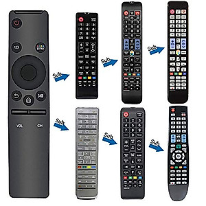 Universal Remote Replacement for Samsung TV Remotes BN59-01259B BN59-01260A BN59-01292A BN59-01259D and 4K UHD 6 Series 7 Series UN43 NU50 NU55 NU65 NU75 KS Models with 3 Years Warranty