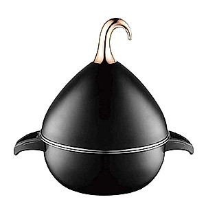 Moroccan Tagine Cooking Pot, Stainless Steel Non-Stick Slow Cooker, Healthy Durable Casserole, for Kitchen Cooking