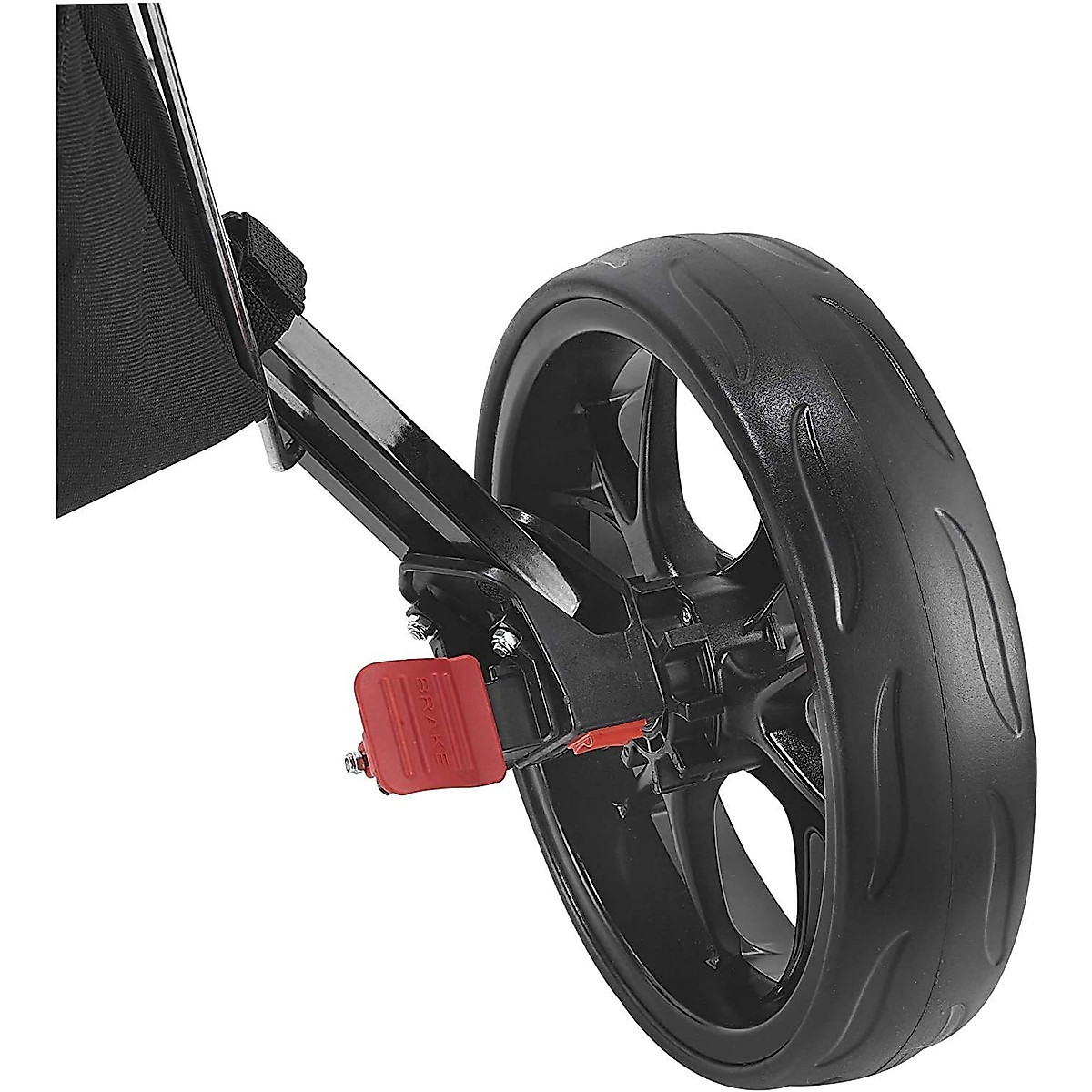 Caddytek CaddyLite 11.5 V3 3 Wheel Golf Push Cart - SuperLite Deluxe, Lightweight, Easy To Fold Caddy Cart Pushcart , Silver , 53.5 x 27 x 45"