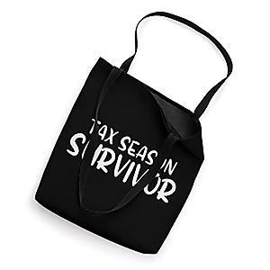 Tax Season Survivor Funny CPA Accountant Tote Bag