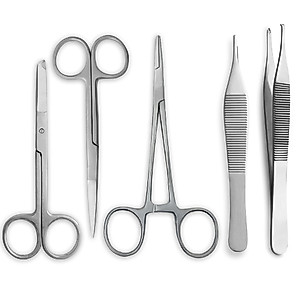 SURGICAL ONLINE - Suture Scissors Set - O.R. Grade Stainless Steel Suture Removal Kit for Medical Training