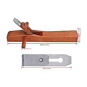 Hand Planer Hand Held Bench Wooden Carpenter Woodcraft Tool For Wood Planing Trimming, Surface Smoothing(400)