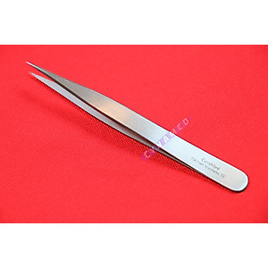 3 Pieces Fine Tip Jewelry Tweezer Forceps Precision Tweezers High Grade Stainless Repair Tool Cynamed