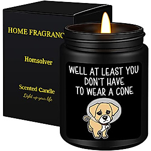 Get Well Soon Gifts for Men,Funny Gifts for Him After Surgery,Feel Better Cheer Up Inspirational Gifts,Sandalwood Candle for Friends Dad Brother Coworker.