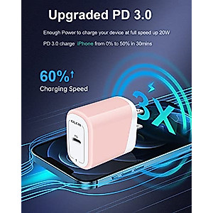 USB C Charger Fast Charging C Port Block for iPhone 14 Pro Max 14 Plus 13 12 11 Mini Se 10 X Xr Xs 8 Plus, Apple Watch 8 7 Usbc Charger Type C Power Adapter Lightning Phone Wall Plug Brick Cube Box