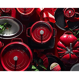 STAUB Ceramics Oval Baking Dish Set, 2-piece, Cherry