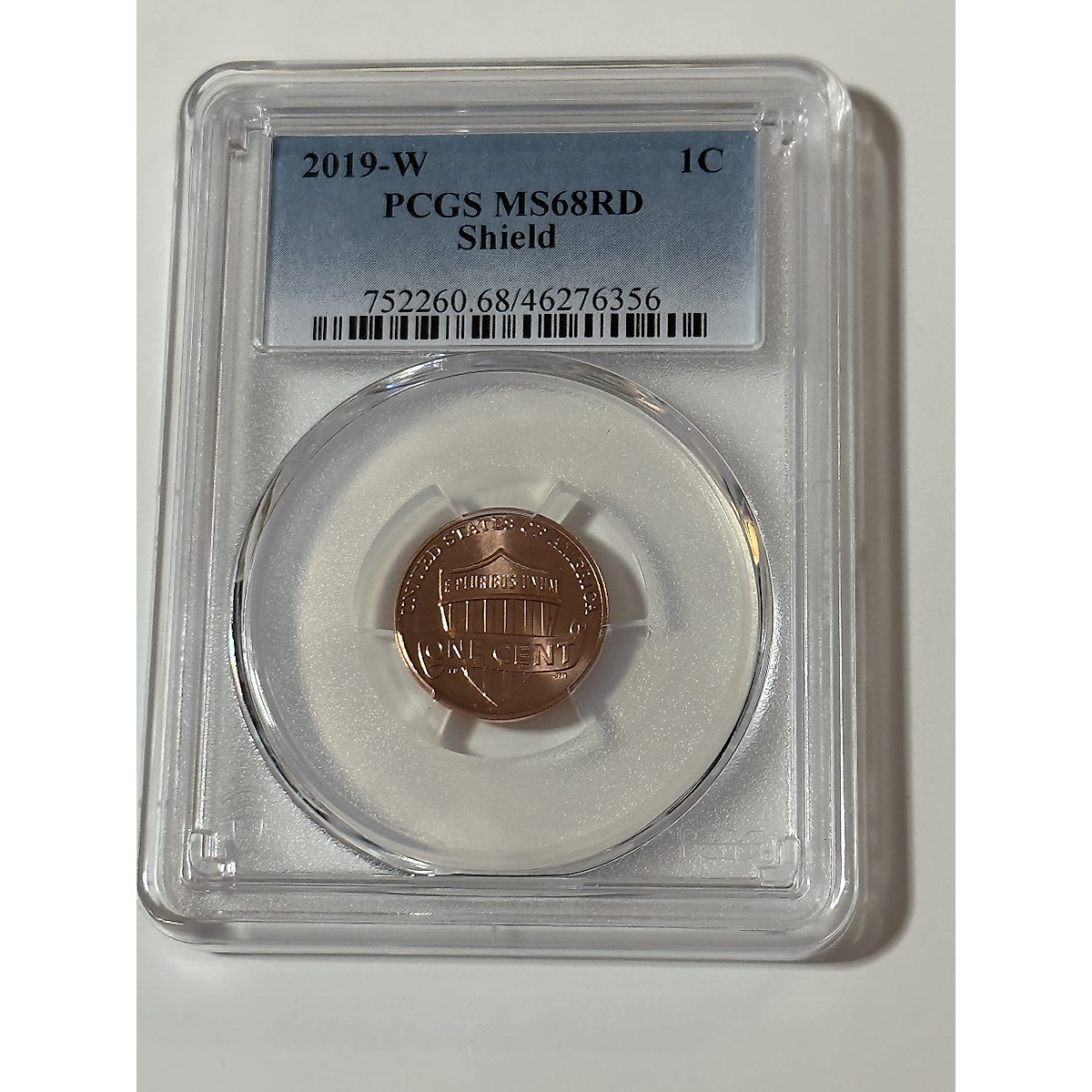 2019 W WestPoint Mint Lincoln Cent Penny PCGS MS-68