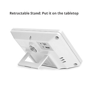 Digital Thermometer Indoor Hygrometer Room Temperature Monitor Humidity Gauge with Big Screen Stand Wall Hanging Magnet Greenhouse House Kitchen Car