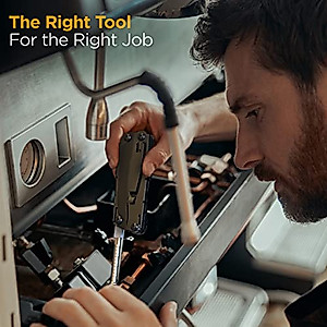 Galvanox Multi-tool Bit Driver Extender - Compatible with Leatherman Skeletool/Surge/MUT/Wave Plus and Signal Bits set, Multitool Kit add-on accessory (420 Stainless Steel)