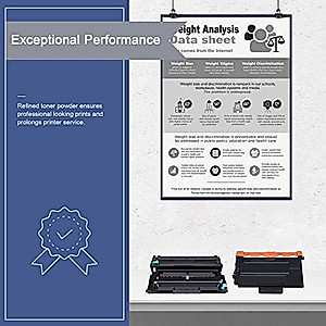 VASERINK Compatible TN-850 & DR-820 Replacement for Brother TN850 Toner Cartridge & DR820 Drum Unit DCP-L5500DN MFC-L6700DW HL-L6200DW/DWT Printer (1Toner+1Drum, 2 Pack)