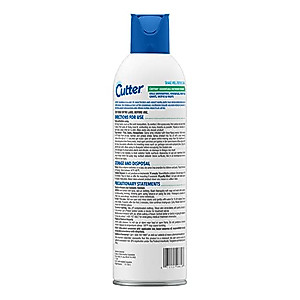 Cutter Essentials Outdoor Fogger, Safe Around Children & Pets, Kills Mosquitoes, Fleas & Listed Ants, 14 fl Ounce