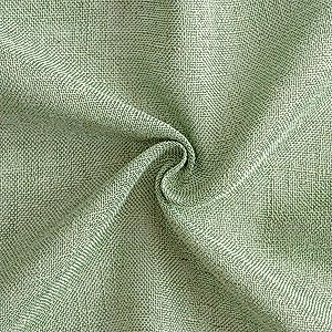 SWANCOCO Sage Green Linen Curtains 96 Inches Long Semi Sheer Thick Curtain Drapes for Bedroom Living Room Light Filtering Super Soft Burlap Look Window Drapes Rod Pocket & Back Tab, 2 Panels