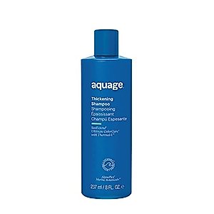 AQUAGE. SeaExtend Thickening Shampoo - Thermal-V Technology Seals Heat Out, Prevents Haircolor Fade and Thermal Styling Damage, 8 oz