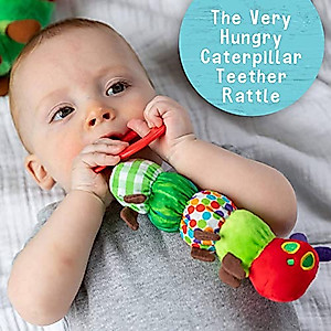 Teether Rattle, World of Eric Carle The Very Hungry Caterpillar Teething Toy for Babies
