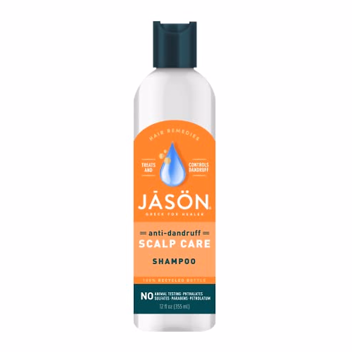 Jason Dandruff Relief Treatment Shampoo, 12 Oz (Packaging May Vary)