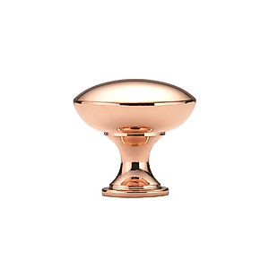 Richelieu Hardware BP9041191 Copperfield Collection 1 3/16-inch (30 mm) Copper Functional Cabinet and Drawer Mushroom Knob for Kitchen, Bathroom, and Furniture