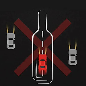 Alcohol Detector, Easy to Use Alcohol Breath Tester Detector Electrochemical Sensors Widely Used DC5V for Family Dinners for Bar Hangover