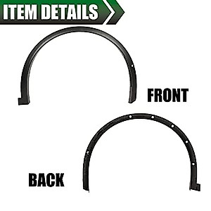 CHEDA Fender Flares, Compatible with 2016-2021 Tesla Model X, Front Right Passenger Door Wheel Cover Fender Arch Flare Mold, 1PC