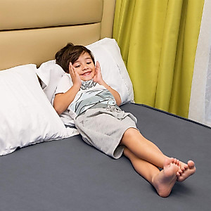 Fitted Sheet- COSMOPLUS Full Fitted Sheet Only（No Flat Sheet or Pillow Shams）,4 Way Stretch Micro-Knit,Snug Fit,Wrinkle Free,for Standard Mattress and Air Bed Mattress from 8” Up to 14”,Gray