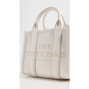 Marc Jacobs Women's The Micro Tote, Cotton/Silver, One Size