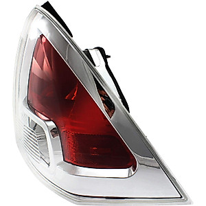Evan Fischer Tail Light Lens and Housing Compatible with 2006-2009 Ford Fusion - CAPA Passenger Side