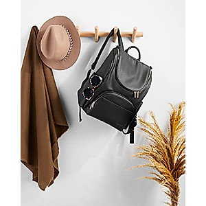 Skip Hop Diaper Bag Backpack: Evermore, Multi-Function Baby Travel Bag 6 in 1, Black