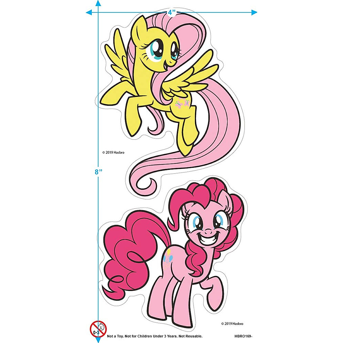 Popfunk My Little Pony: Friendship is Magic Fluttershy Be Kind T Shirt & Stickers (XX-Large)