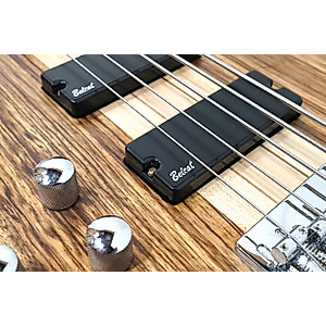 Left-handed Fretless 5 String Electric Bass Guitar Okoume body