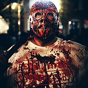 MEICOLY 2.1Oz Halloween Dripping Fake Blood, Safe Realistic Washable Edible Liquid Blood with 0.7 Oz Cleaning Soap,Squirt Blood for Clothes,Zombie Vampire Monster,SFX Cut Wound Makeup,Dark