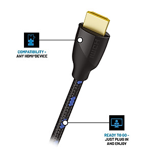 Stealth HD-50 2M High Speed HDMI Cable with Ethernet for PS5