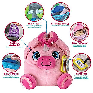 Lunch Pets Insulated Kids Lunch Box – As Seen on TV Plush Animal and Lunch Box Combination - Yumicorn