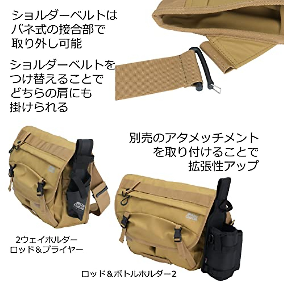 アブガルシア(Abu Garcia) Langan Messenger Bag 2 Coating Gray