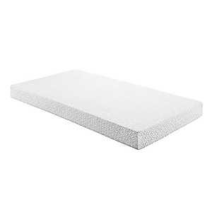 Lexicon Pelham 6-Inch Gel Infused Memory Foam Mattress, Twin, White