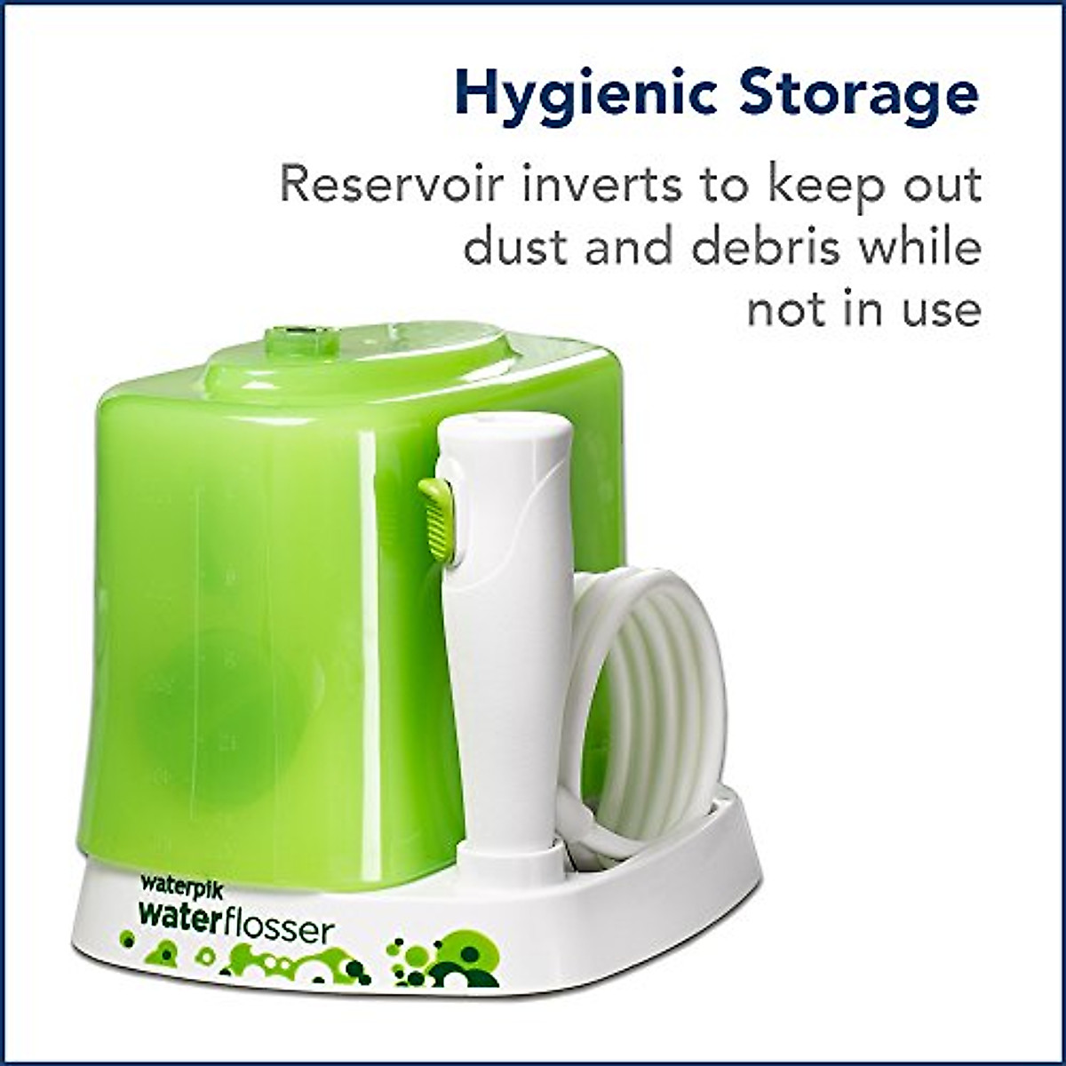 Waterpik Water Flosser for Kids, Countertop Water Flosser for Children and Braces, WP-260, Green