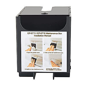 Aomya Remanufactured T6715 T6716 Ink Maintenance Box Compatible with Workforce Pro WF-4720 WF-4730 WF-4740 WF-3820 WF-4820 WF-4830 ET-8700 WF-4734 WF-C5790 WF-M5799 WF-C5710 EC-4020 Printer