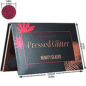 Beauty Searcher 15 Colors Eyeshadow, Glitters Shimmer Pigment Pressed Makeup Palette Eyes Cosmetic