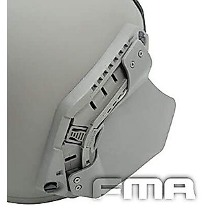 ATAIRSOFT Tactical Airsoft Up-Armor Protective Ear Side Cover for Fast Helmet Rail Helmet Accessories FG