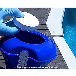 Rx Clear 3" Inch Stabilized Chlorine Tablets | Individually Wrapped Chlorinating Tabs for Sanitizing Swimming Pools & Spas | Long Lasting, Slow Dissolving, and UV Protected | 50 Pounds