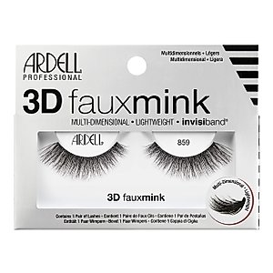 Ardell Faux Mink Luxuriously Lightweight With Invisiband 3D #859 (Pack of 6)