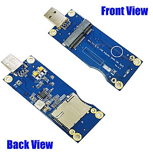 Mustpoint Mini PCI-E to USB Adapter with SIM Card Slot for WWAN/LTE Module (Industrial-Grade)
