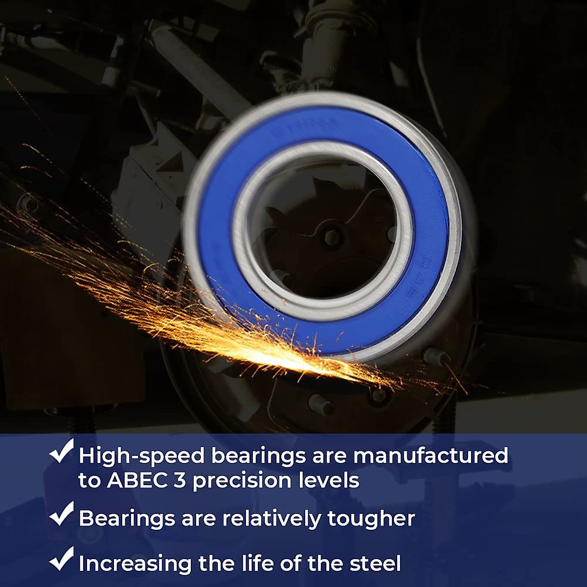 AUTOVIC Rear Axle Wheel Hub Housing Bearing Seal Kit For Honda ATV Foreman 400 450 500 Rubicon 500 Rancher 350 400 420 Replace 91055-HN5-681 & 91255-HA0-681