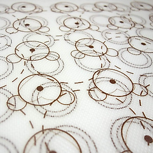 AIPOKE EPOCH 2-Pack Non-Stick Silicone Baking Mat BPA-Free Reusable Liner for Cookie Macaroon