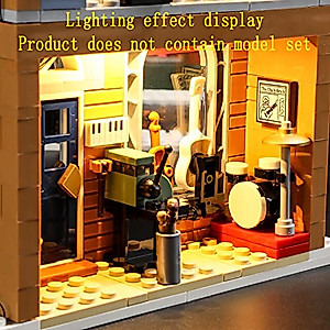 GEAMENT LED Light Kit Compatible with Holiday Main Street - Lighting Set for Creator 10308 Building Model (Model Set Not Included)