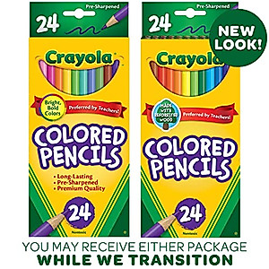 Crayola Colored Pencils, Coloring Supplies, 24 Count