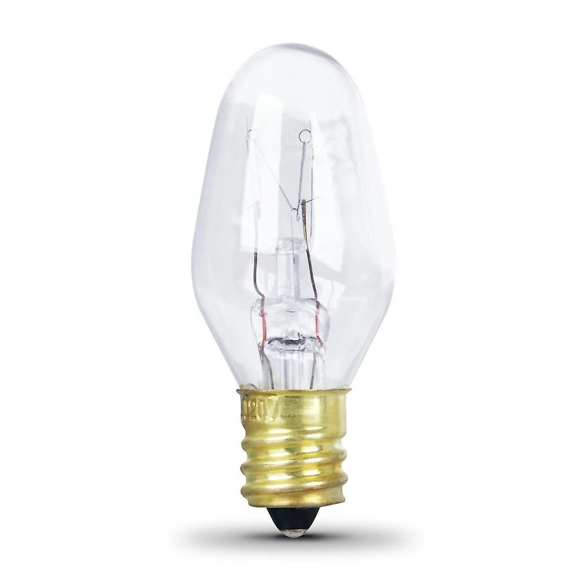 10-Watt C7 Appliance Incandescent Light Bulb (2-Pack)-Feit Electric-BP10C71/2/RP