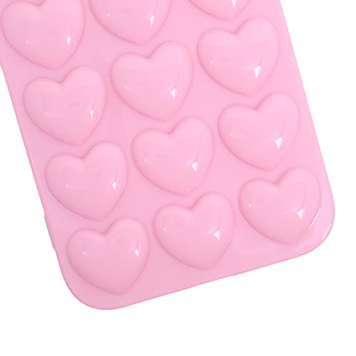 DMaos iPhone 13 Mini Case for Women, 3D Pop Bubble Heart Kawaii Gel Cover, Cute Girly for iPhone13 Mini 5.4 inch - Baby Pink